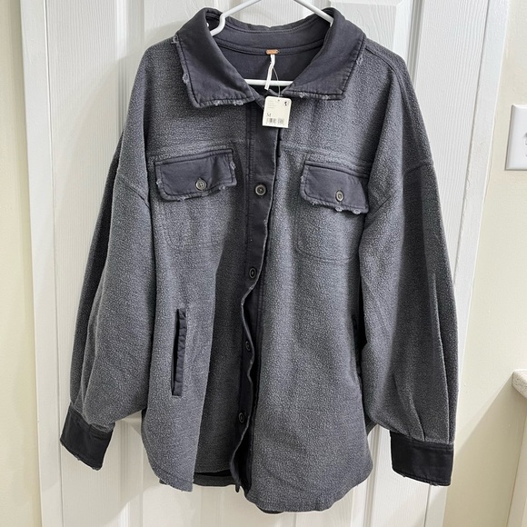 Free People | Jackets & Coats | Nwt Free People Ruby Shacket In The ...